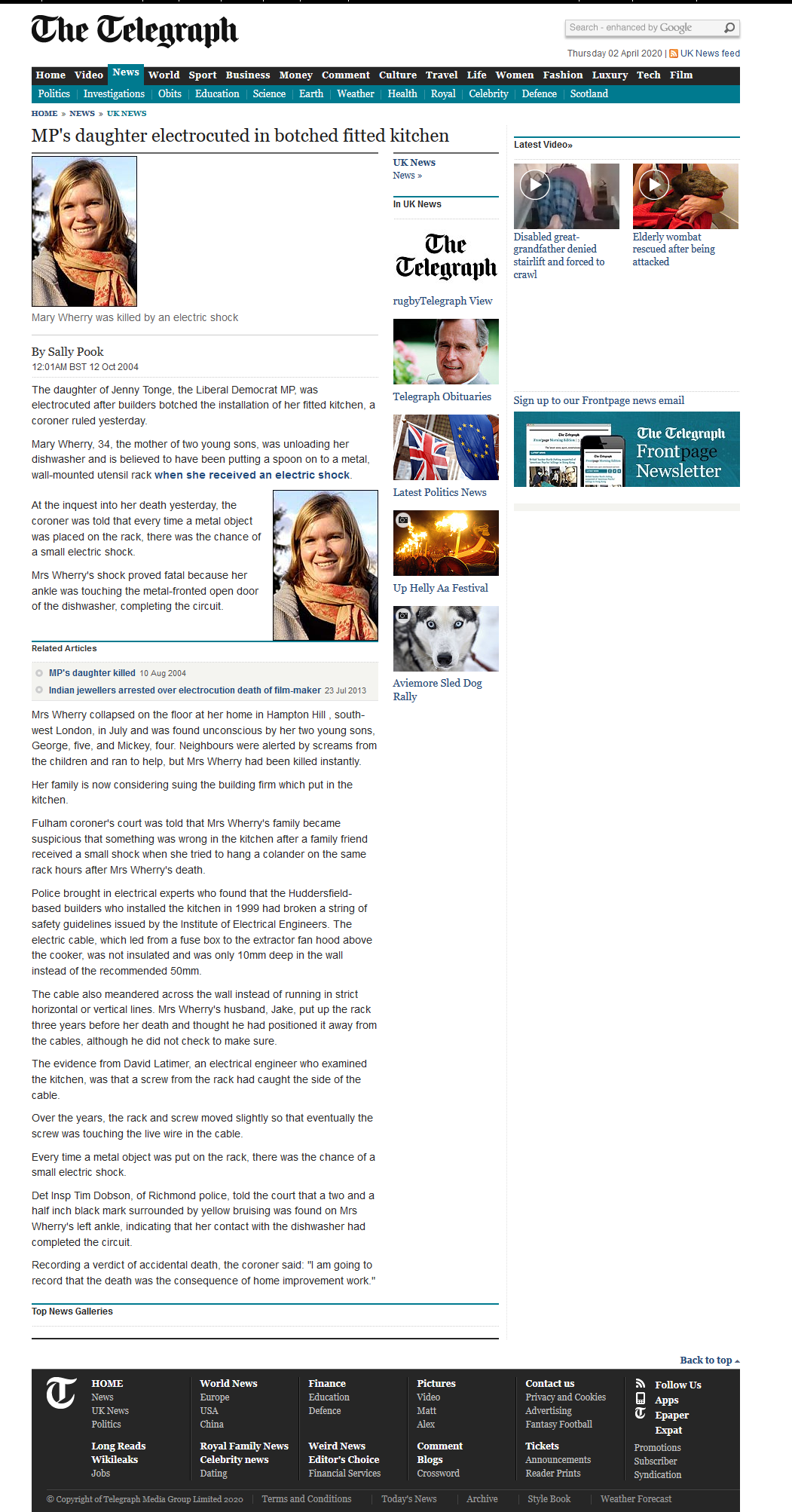 DC electrix | Part P Notifications